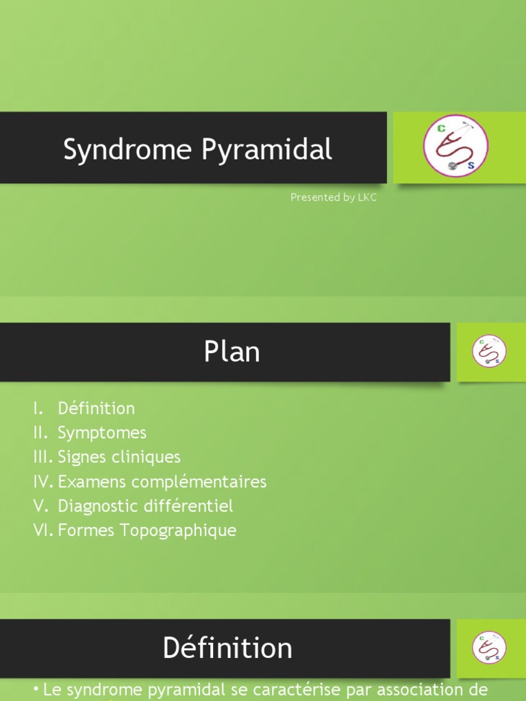 Syndrome Pyramidal | PDF | Moelle épinière | Système nerveux