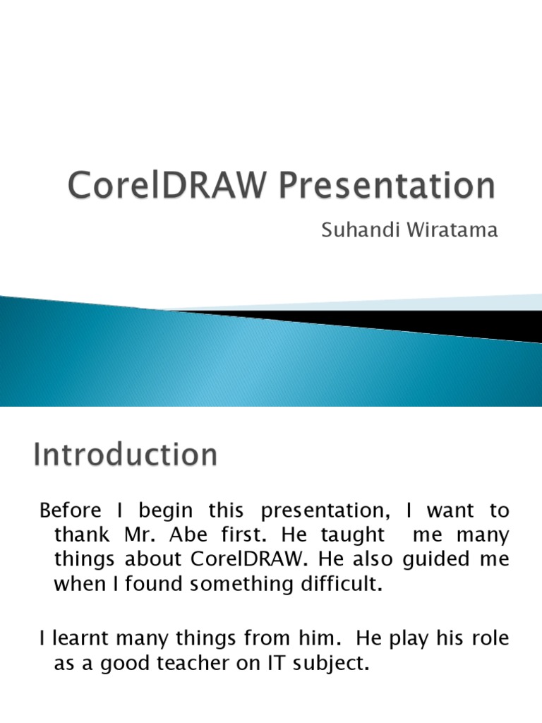 CorelDRAW Presentation Techniques | PDF | Home & Garden