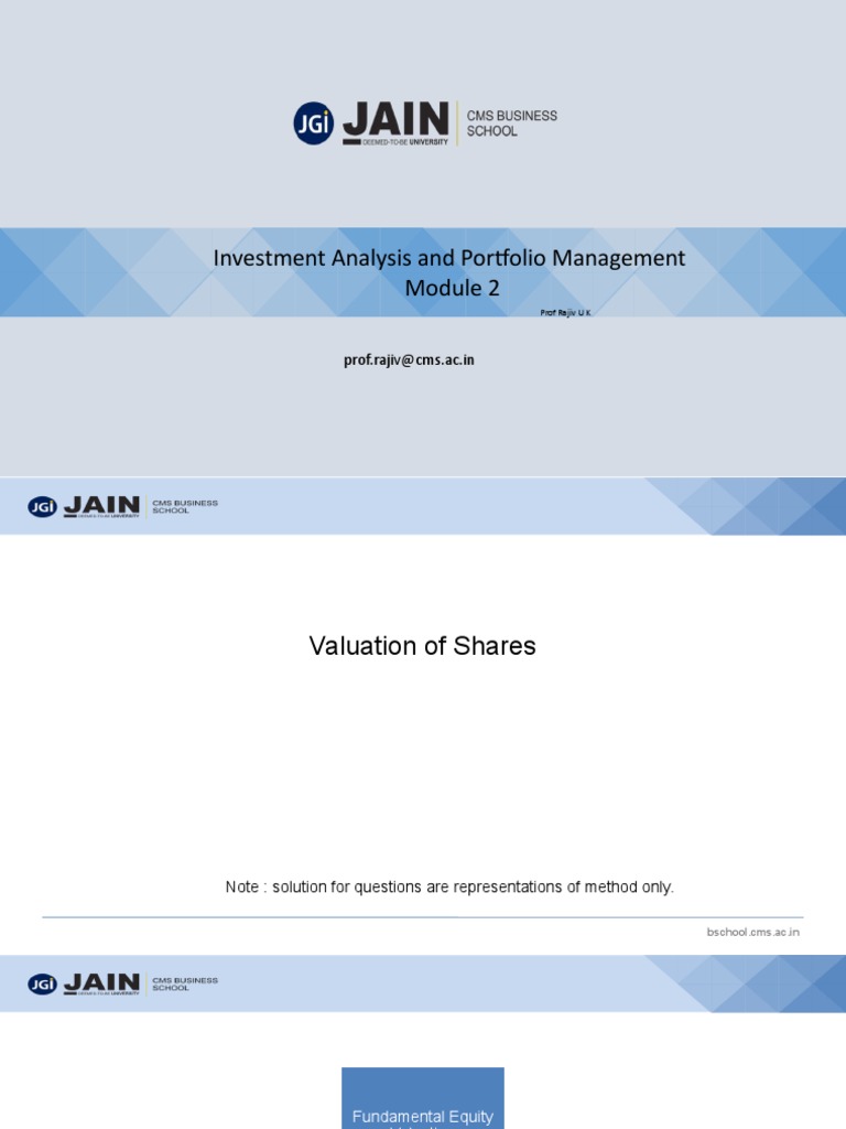 IAPM 2nd Module | PDF