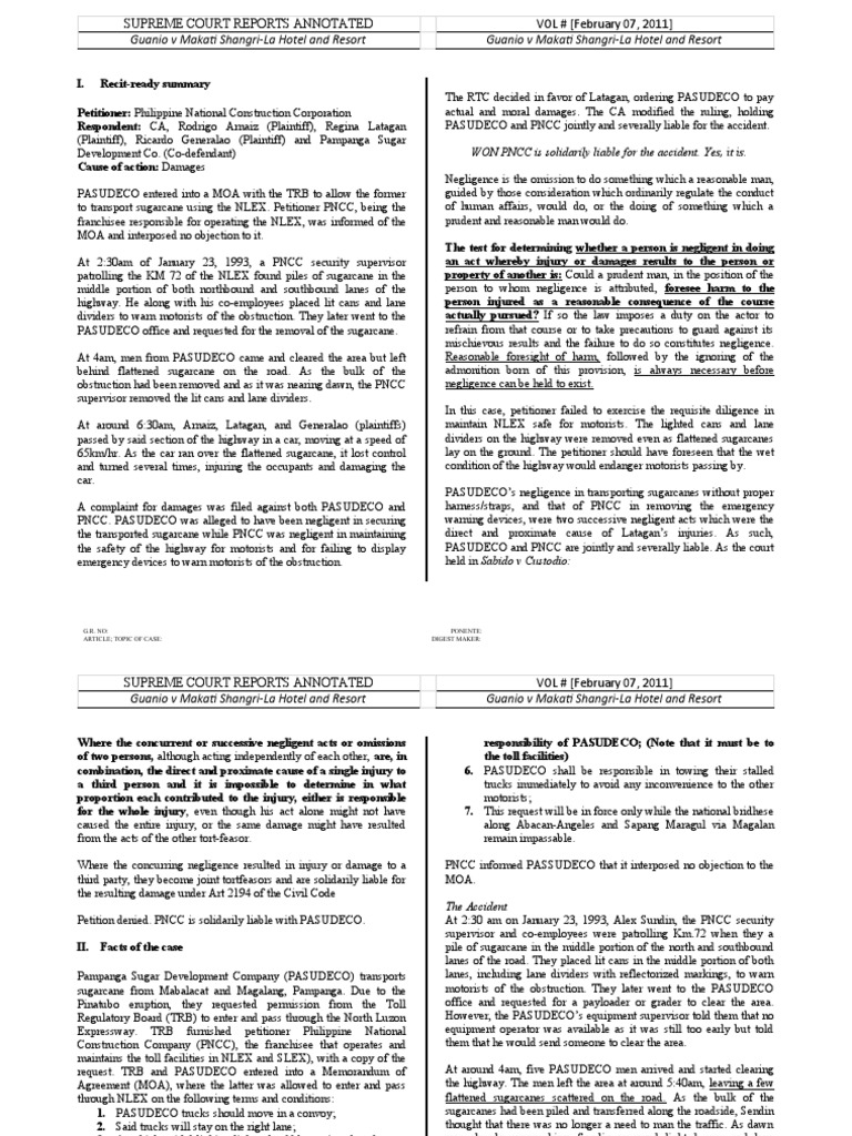 Joint and Several Liability: The Supreme Court Rules that Concurrent ...