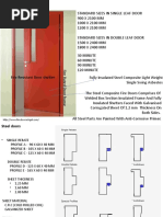 Steel Door Drawings | PDF | Door | Components