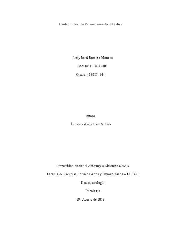 NJIUI | PDF | Estrés (biología) | Ansiedad