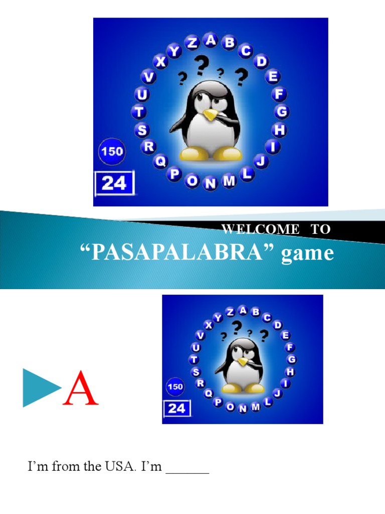 PASAPALABRA Vocabulary Game | PDF