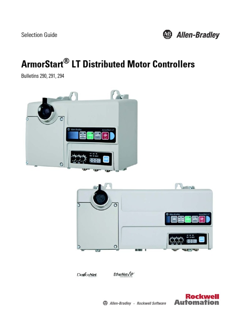 Armorstart LT Distributed Motor Controllers: Selection Guide | PDF ...