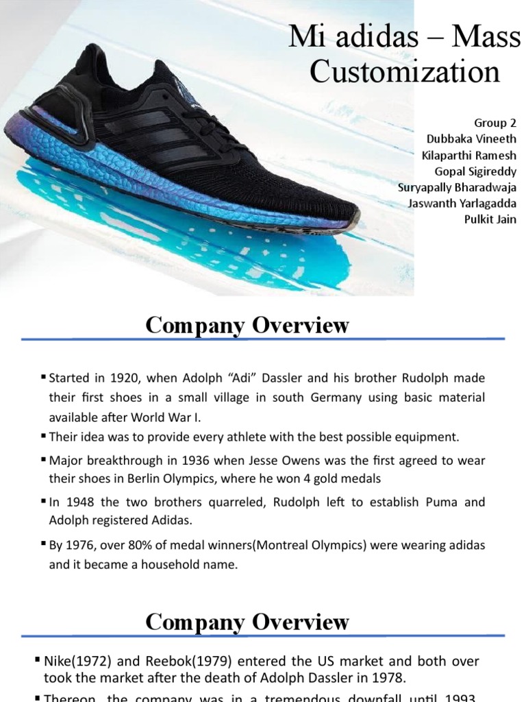 Group - 02-Mi Adidas - Mass Customization | PDF | Adidas | Retail