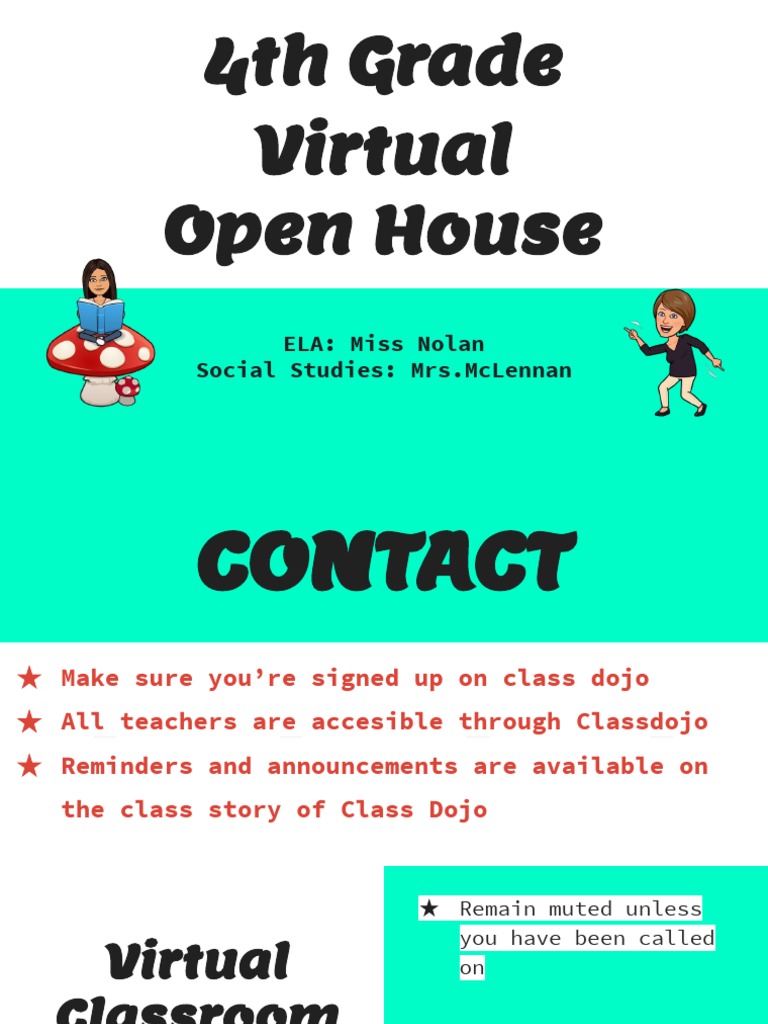 Virtual Open House Presentation | PDF | Language Arts & Discipline ...