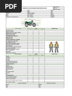 Formato de Inspección de Motocicletas | PDF