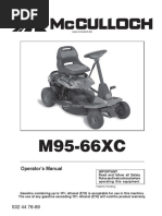 Operator s Manual WWW Mcculloch.biz PDF Clutch Lawn Mower
