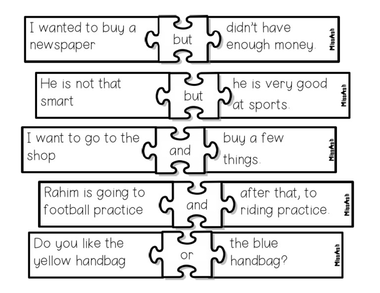 Sentence Puzzle Set 1 PDF | PDF