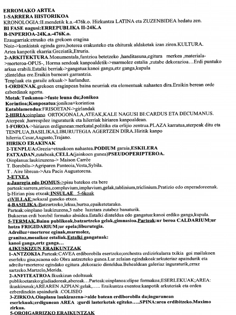 Erromatar Artea-Arte Romano PDF | PDF