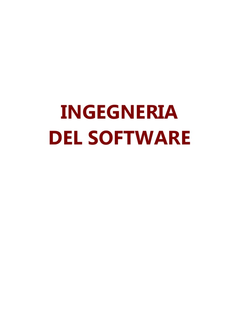 Ingegneria Del Software Pdf