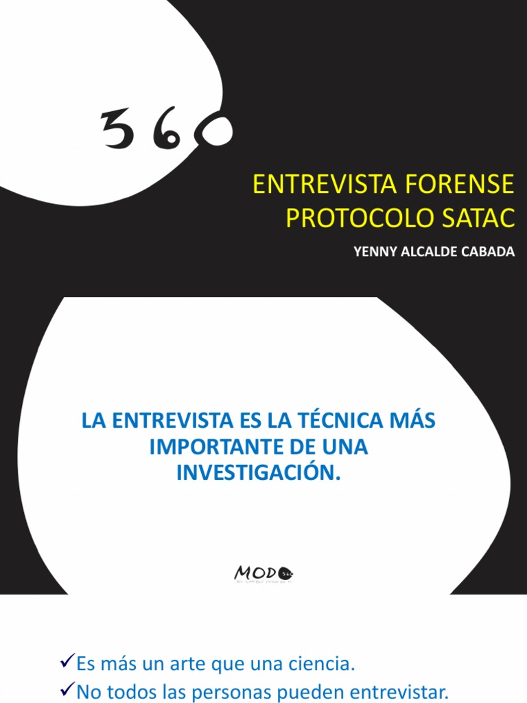 Protocolo SATAC en Entrevistas Forenses | PDF | Neurociencia | Ciencia ...