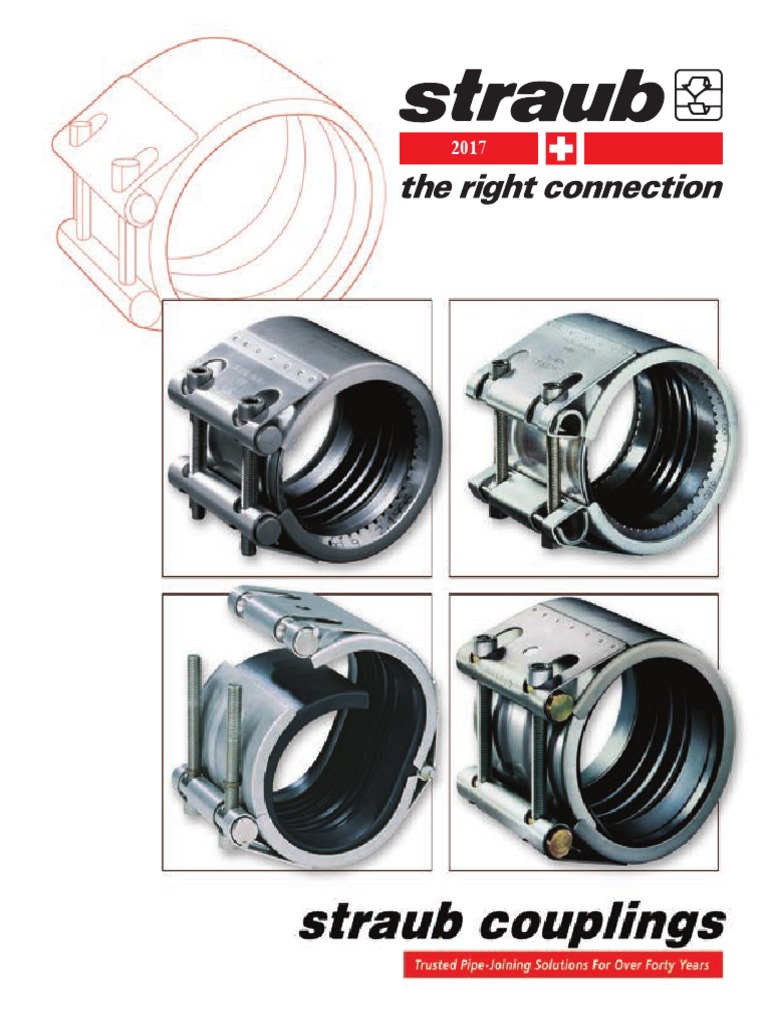 Straub Couplings Catalog 2017 | PDF | Pipe (Fluid Conveyance ...