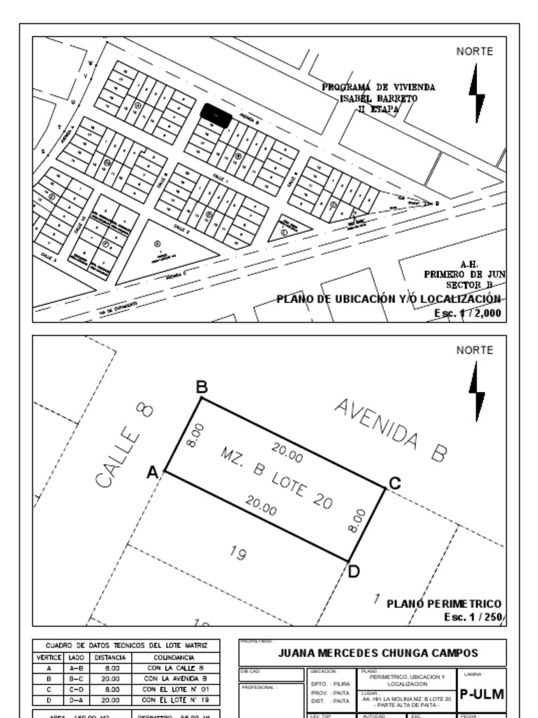 Plano Matriz P-U-L | PDF
