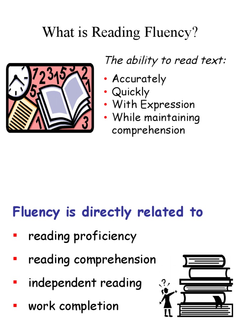 Fluency TTC Lesson - Emerging Readers | PDF | Fluency | Reading ...