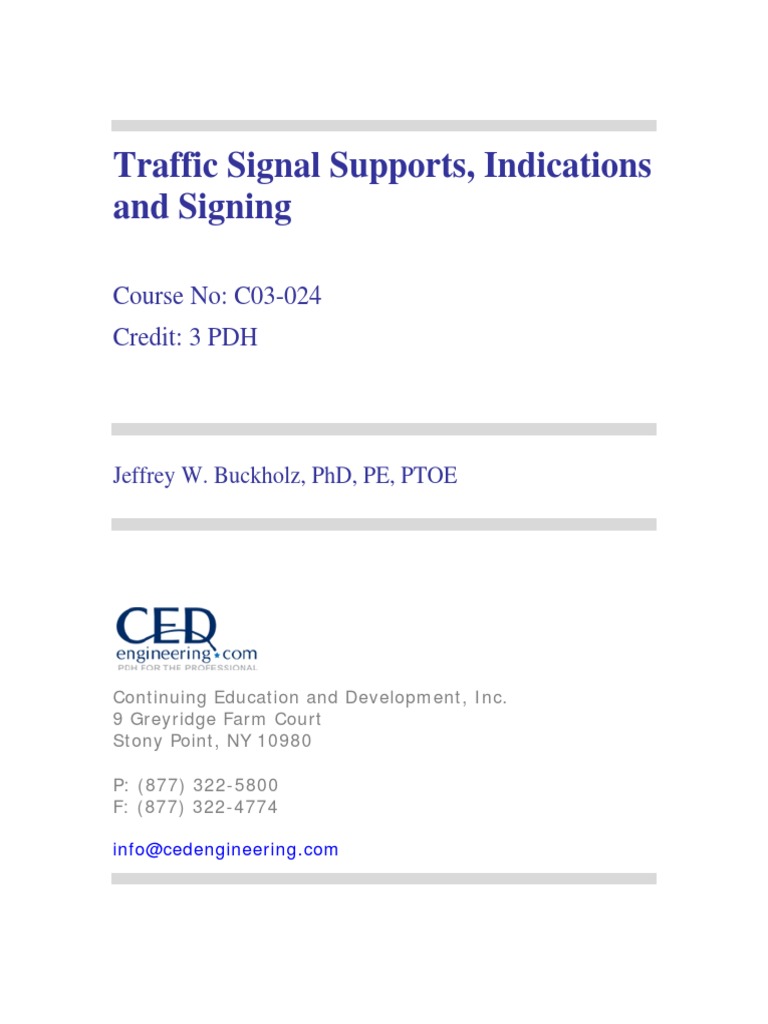 Traffic Signal Supports R | PDF | Traffic Light | Intersection (Road)