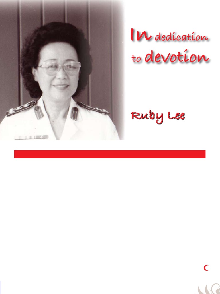 In Dedication To Devotion Ruby Lee | PDF | International Red Cross And ...