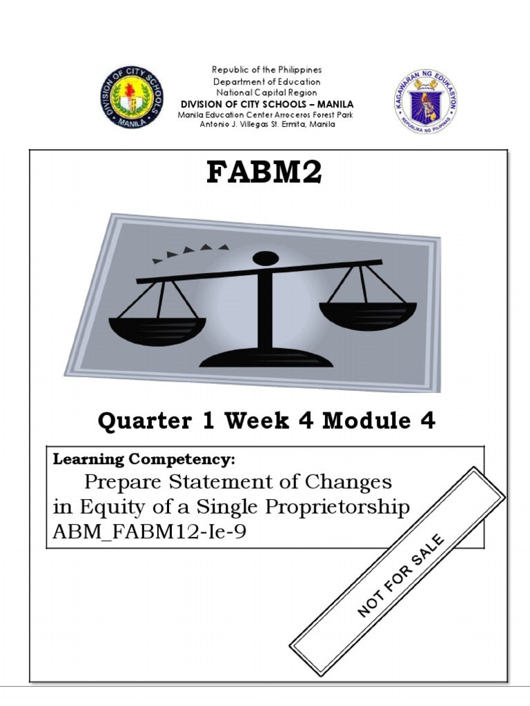 ABM-FABM2 12_Q1_W4_Mod4 | Debits And Credits | Financial Accounting
