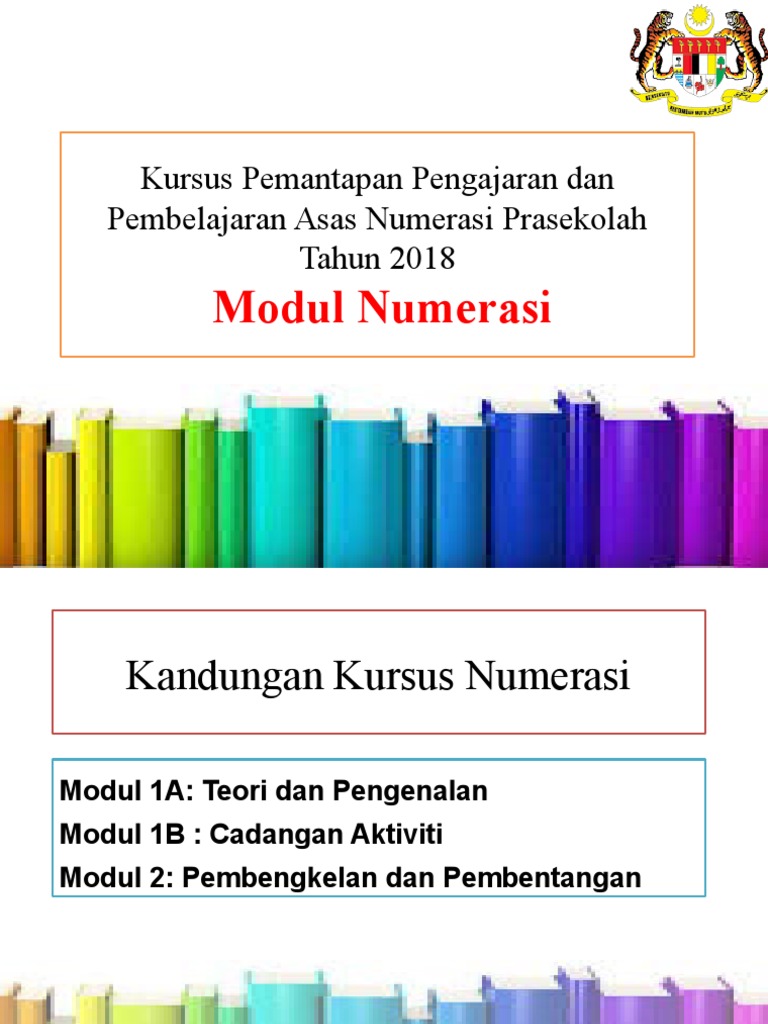 Modul Asas Numerasi Prasekolah 2018 | PDF