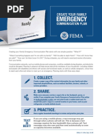 Family Emergency Communication Plan - Create Your Own | PDF ...