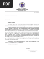 Request Letter Ocular Inspection | PDF