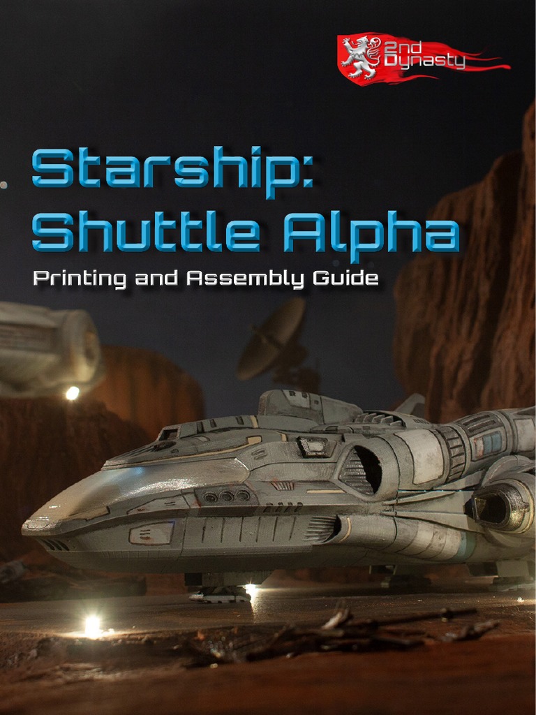Starship Shuttle Alpha Instructions 1.0 PDF | PDF | Landing Gear | Vehicles