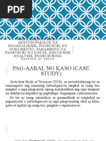 Pamamaraan NG Pagsusuri NG Datos | PDF