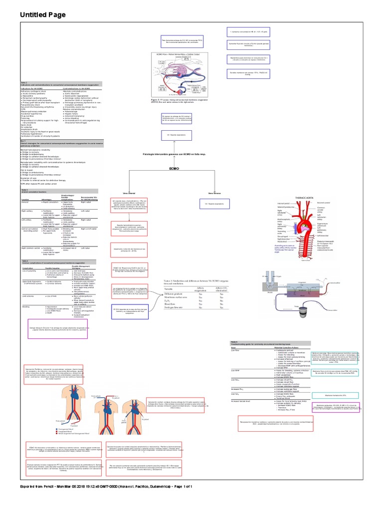 ECMO | PDF | Hemodinámica | Sistema cardiovascular