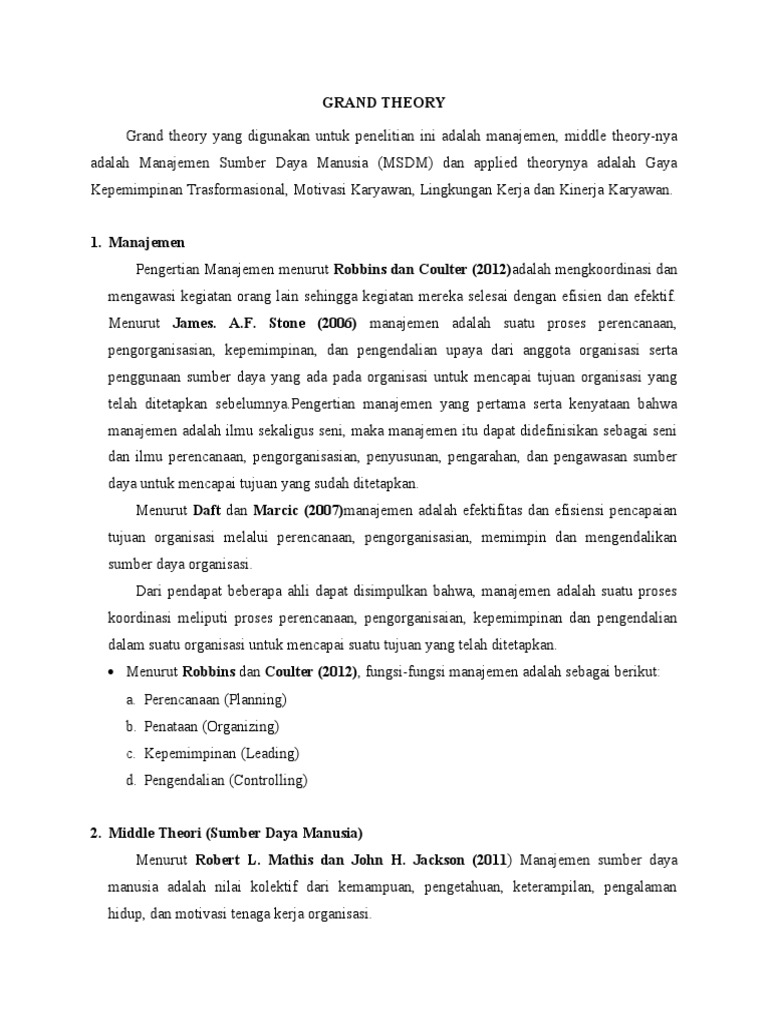 Grand Theory-1 | PDF