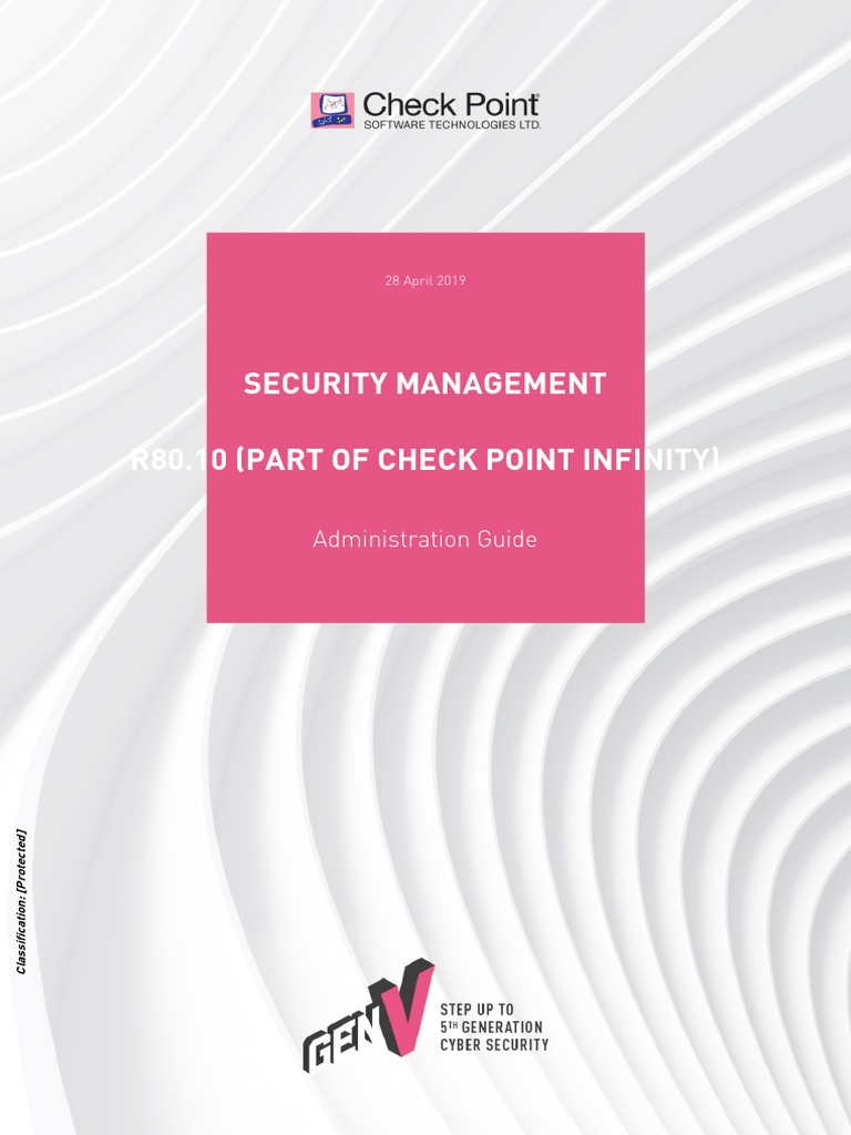 Security Management R80.10 (Part of Check Point Infinity ...