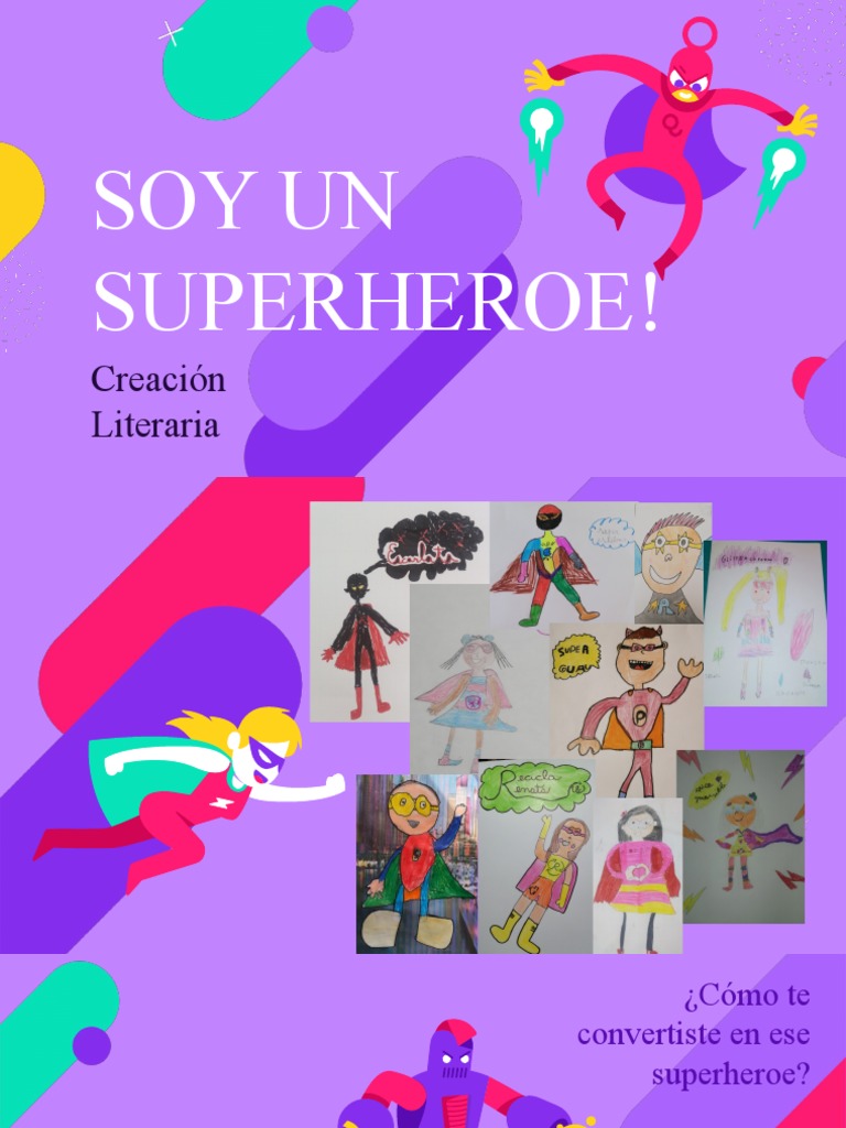 Creación Literaria Soy un superheroe | PDF