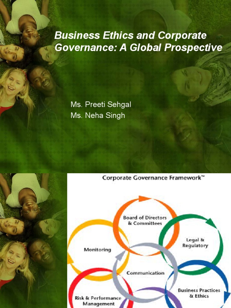 Business Ethics and Corporate Governance | PDF | Corporate Governance ...