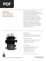 Enphase Micro Inverter - Data Sheet | PDF | Electrical Engineering ...