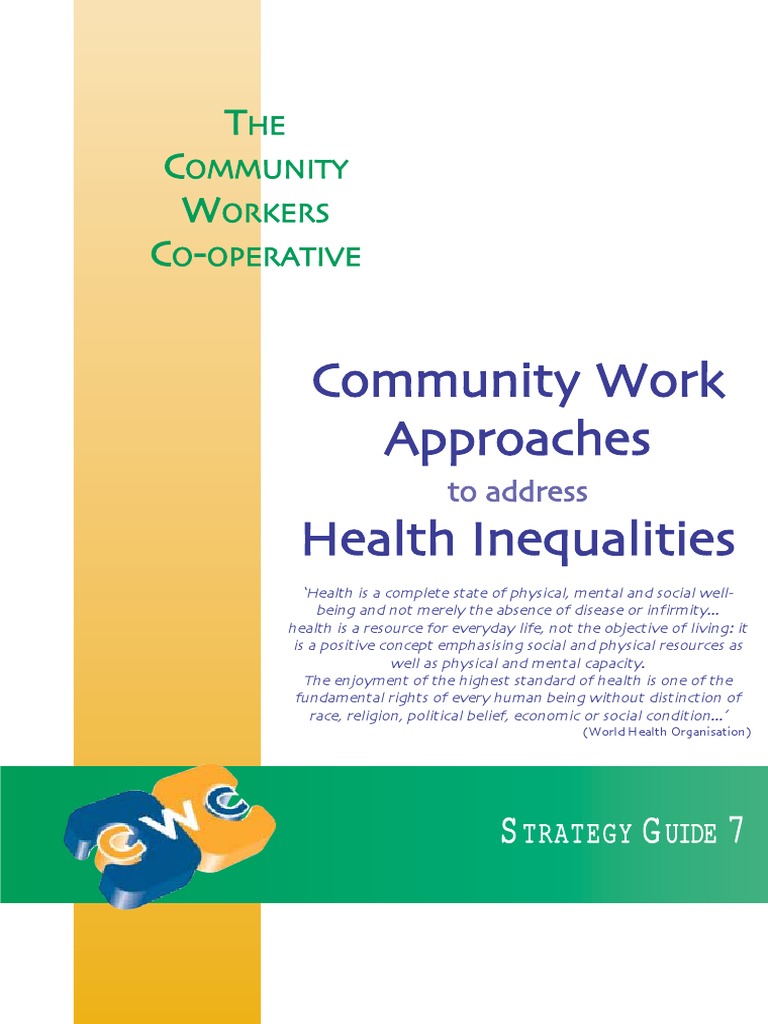 Community Work | PDF | Social Exclusion | Health Equity