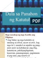 Modyul Sa Dula at Dulaang Filipino PDF | PDF
