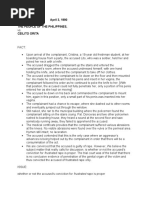 US vs. Ah Chong Case Digest | PDF | Crime & Violence | Crime Thriller