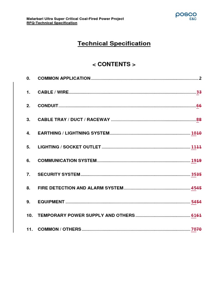 Appendix 10 Technical Specification | PDF | Network Switch | Telephone