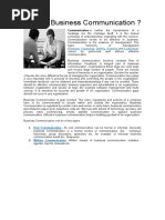 Importance of Effective Business Communication | PDF | Nonverbal ...