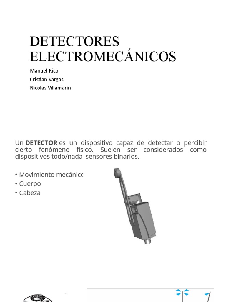 Detectores Electromecánicos 2020 | PDF