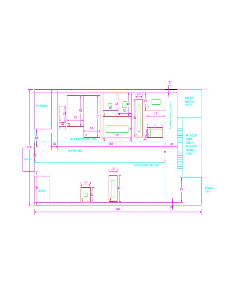 Layout Taller Industrial Model v.1 | PDF