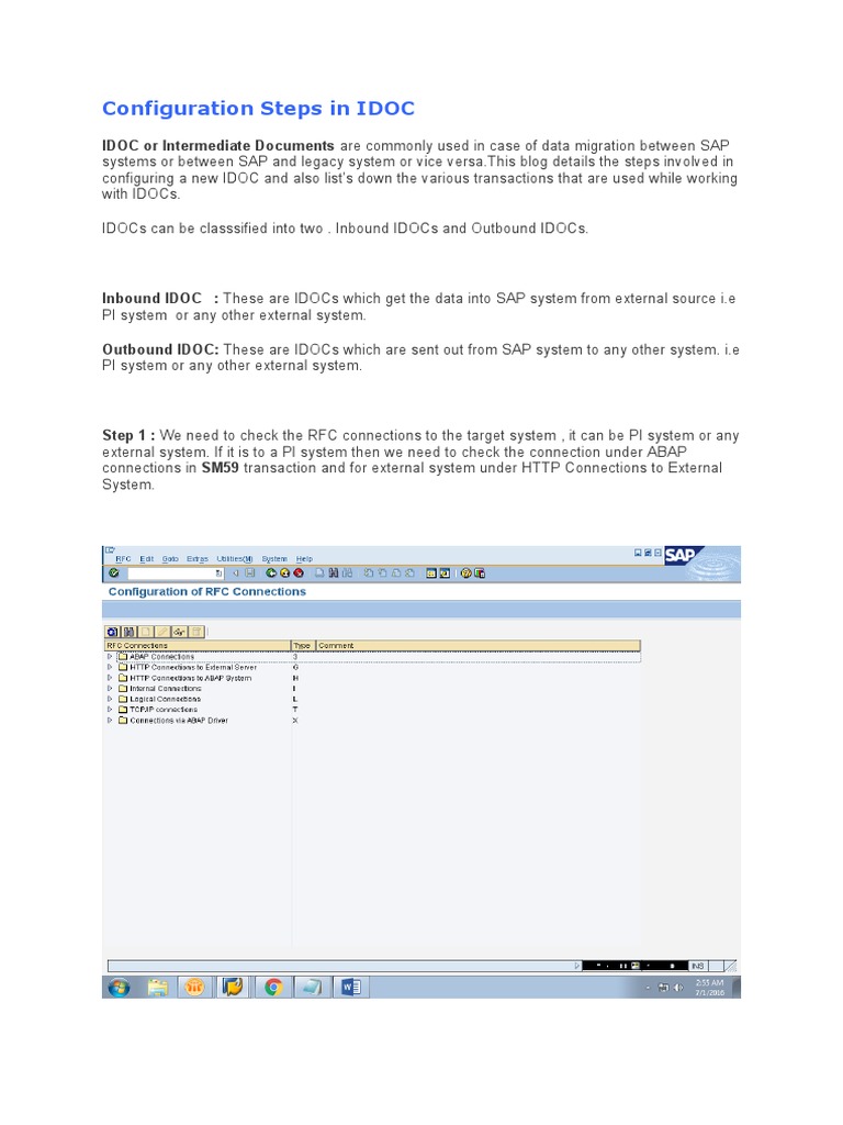 Complete Guide To Configuring Idocs In Sap Pdf Computer Programming 7586