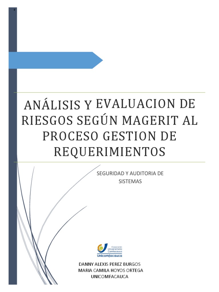 Análisis y Evaluacion de Riesgos Según Magerit Final | PDF | Servidor (Computación) | Informática