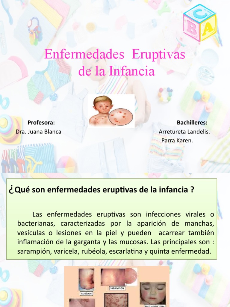 Eruptivas de La Infancia | PDF | Sarampión | Virus