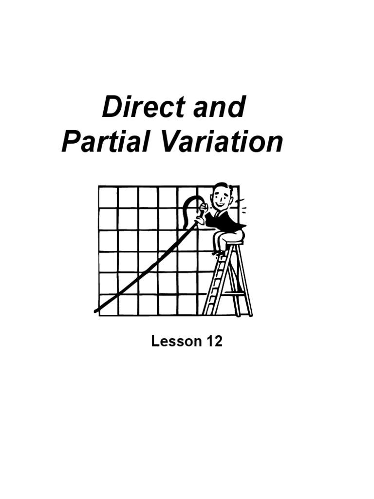 Grade 9 Applied Math 3 12 Direct and Partial Variation PDF | PDF ...