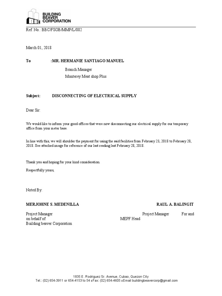 Monterey Letter | PDF