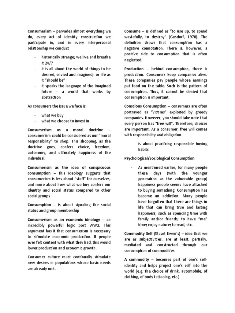 UTS Finals Study Guide | PDF | Consumerism | Citizenship