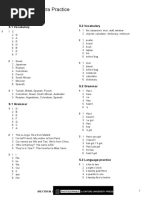 A2 Workbook Answer Key 1 | PDF