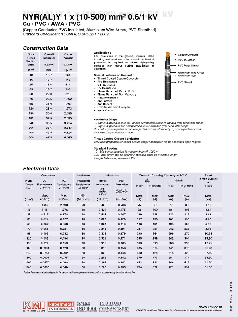 Nyry Sni Iec | PDF | Electrical Conductor | Copper