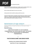 Mga Dasal Tagalog | PDF