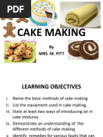 Methods of Cake Making. | PDF | Cakes | Baking